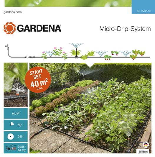 Gardena micro-drip syteem startset voor bloembedden en moestuinen ...